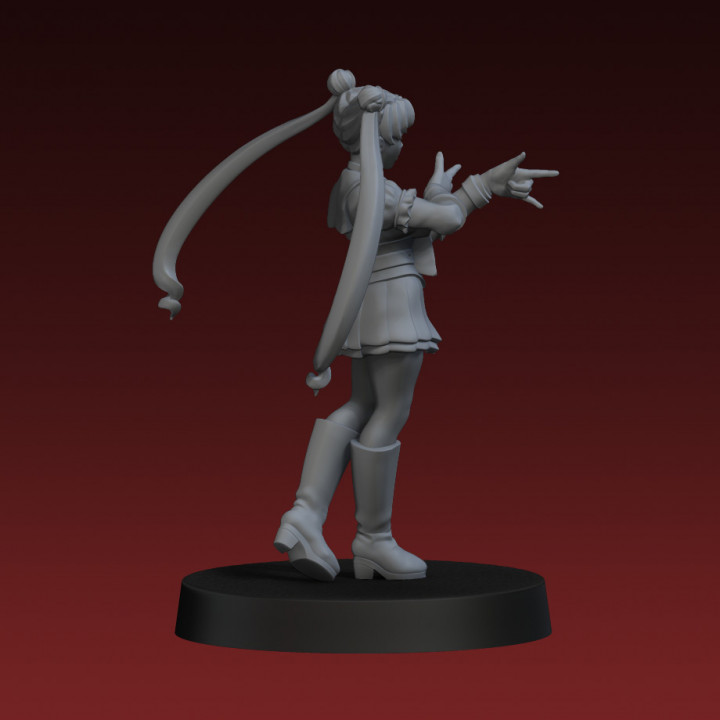 3D Printable Moon Princess - 32mm -DnD by EthanTSavage