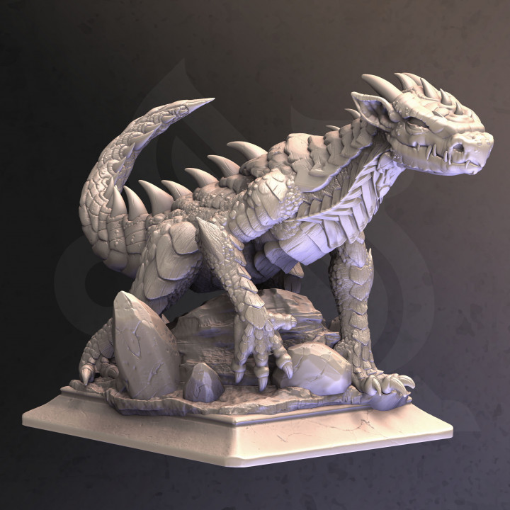 3D Printable Silver Tailed Drake - Ekerin by DM Stash