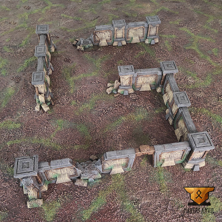 3D Printable Forgotten Temple - Full Set by Makers Anvil