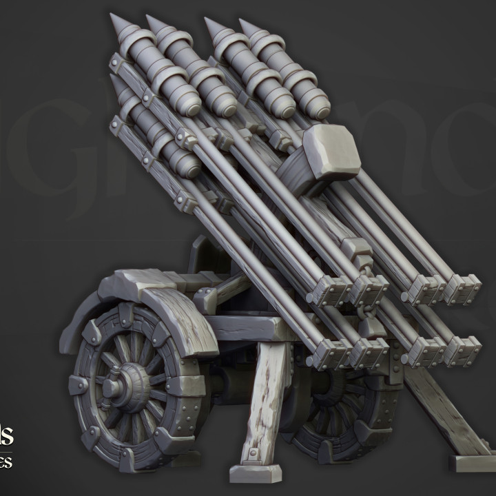 3D Printable Rocket Launcher - Highlands Miniatures by Highlands Miniatures