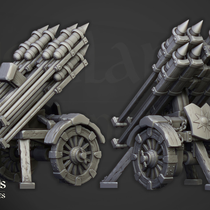 3D Printable Rocket Launcher - Highlands Miniatures by Highlands Miniatures