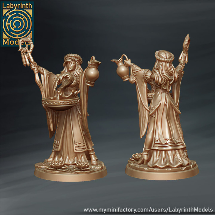 3D Printable Water Witch - 32mm scale by Labyrinth Models