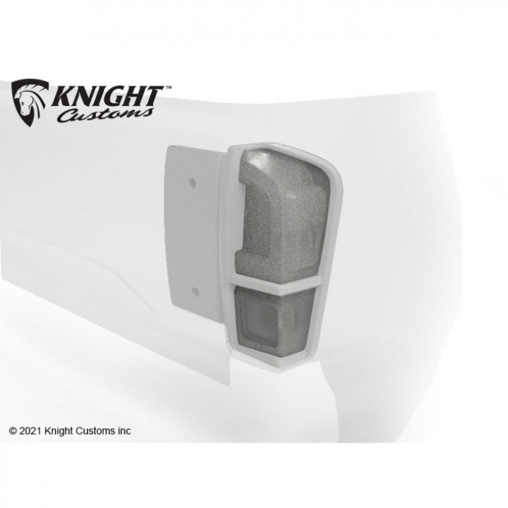 3D Printable Knightrunner rear light insert by Knight Customs