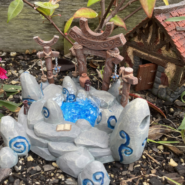 3D Printable Moonwell by Gracewindale Mini Scenery