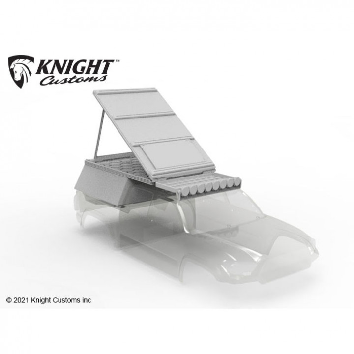 3D Printable Knightrunner Pop Up Camper by Knight Customs