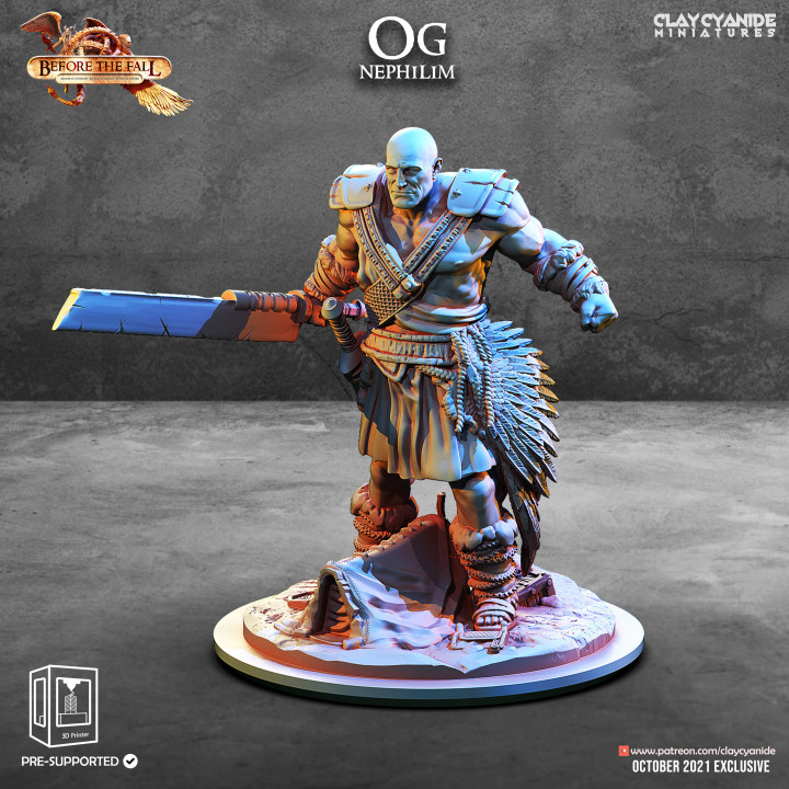 3D Printable Fallen Angels by Clay Cyanide Miniatures