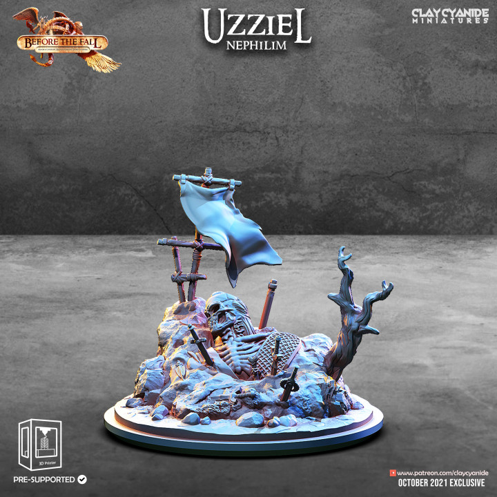 3D Printable Fallen Angels by Clay Cyanide Miniatures