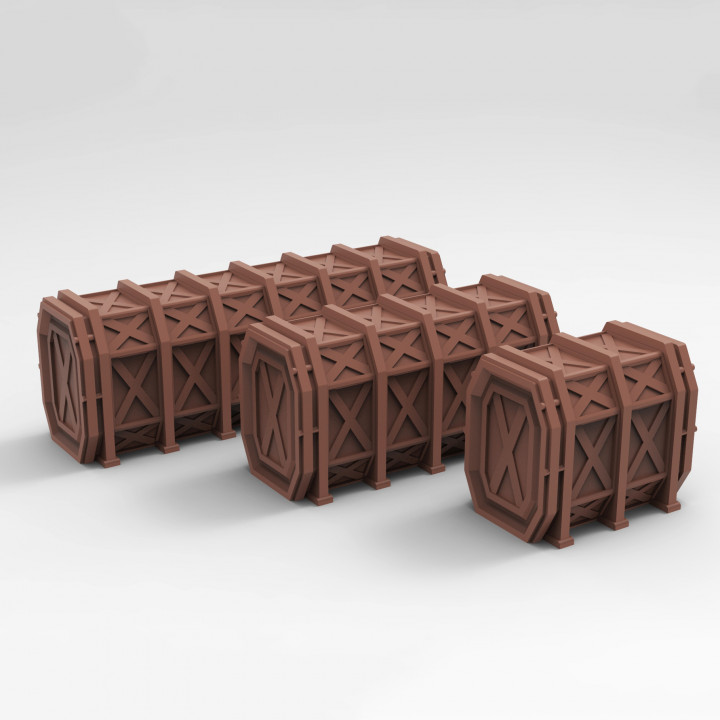 3D Printable Cargo Container by Tesseract Tomb