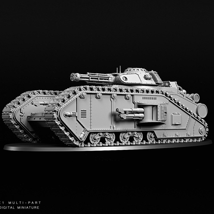 3D Printable [LEGACY] Skjalos Guard - Njassa Assault Tank by Solwyte Studio