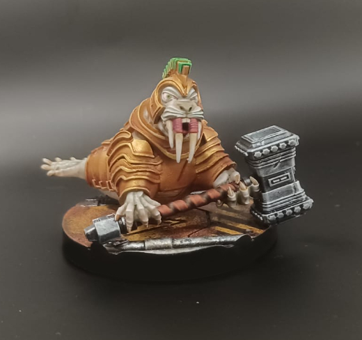 3D Printable Walrus Alien Vanguard by Print Paint Play