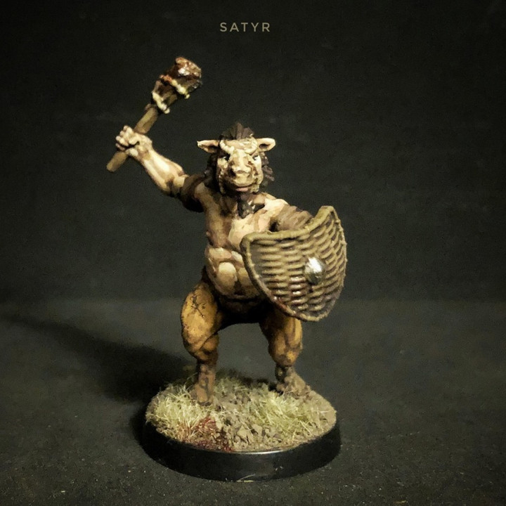 3D Printable Satyrs by Robert G Dunham