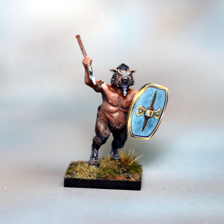 3D Printable Satyrs by Robert G Dunham