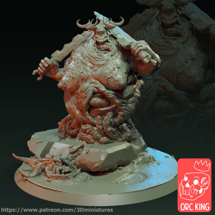 3D Printable Great Unclean God by Orc King Studio