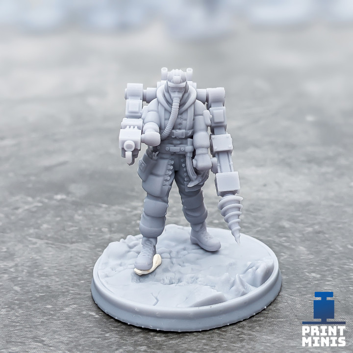 3D Printable Heluvik Miners - 3 characters - Expedition Collection by ...