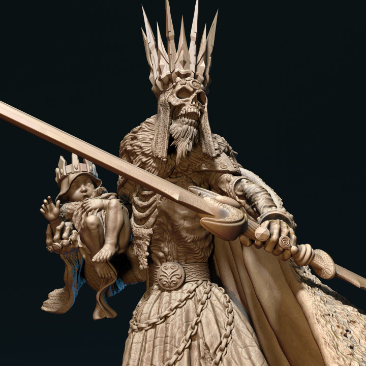 3D Printable The Undead King and his heir by Claydemon Miniatures