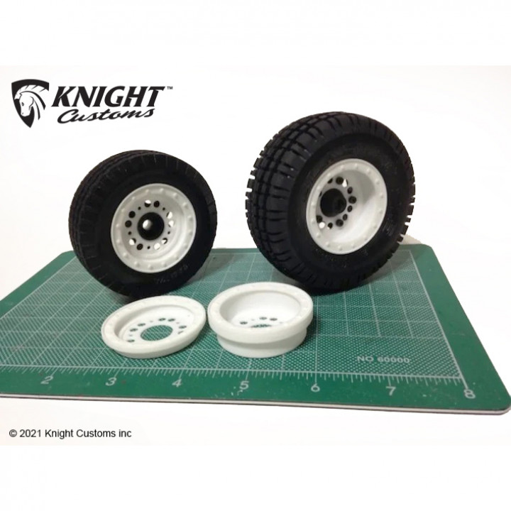 3D Printable Military Beadlock covers by Knight Customs