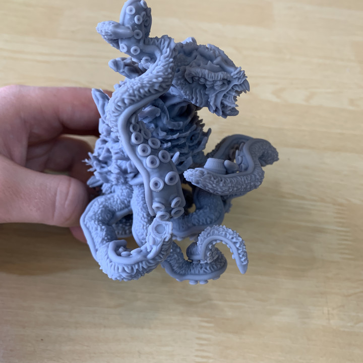 3D Printable Kraken by Dragon's Lake Miniaturas