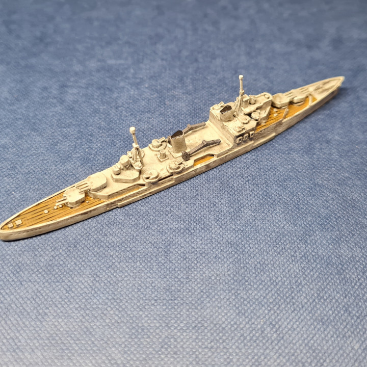 3D Printable Town class Light cruiser - Southampton subclass by Lee McColl