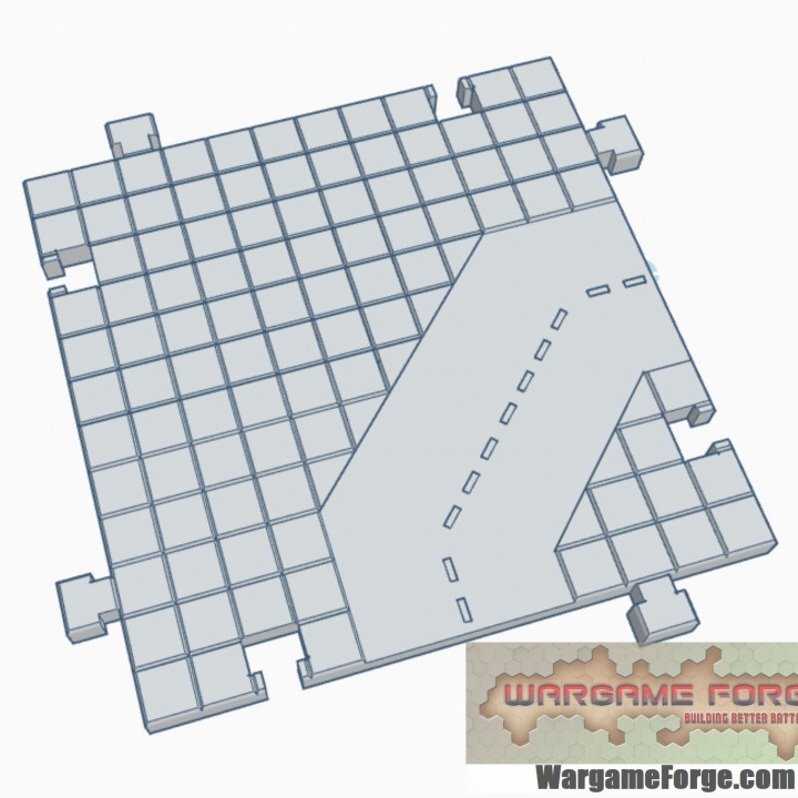 3D Printable City Block Street Tile Set, Set of 15 STL Tiles by Wargame ...