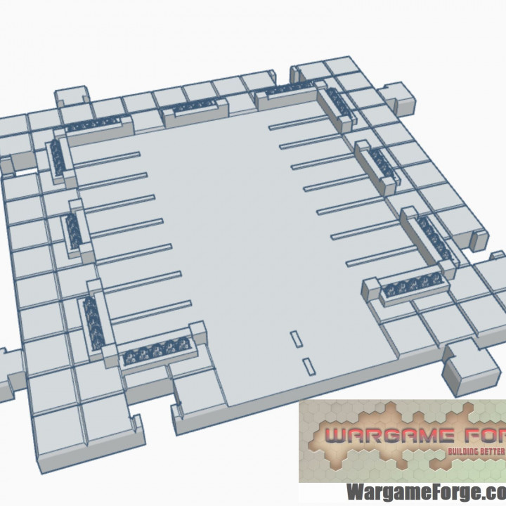3D Printable City Block Street Tile Set, Set of 15 STL Tiles by Wargame ...