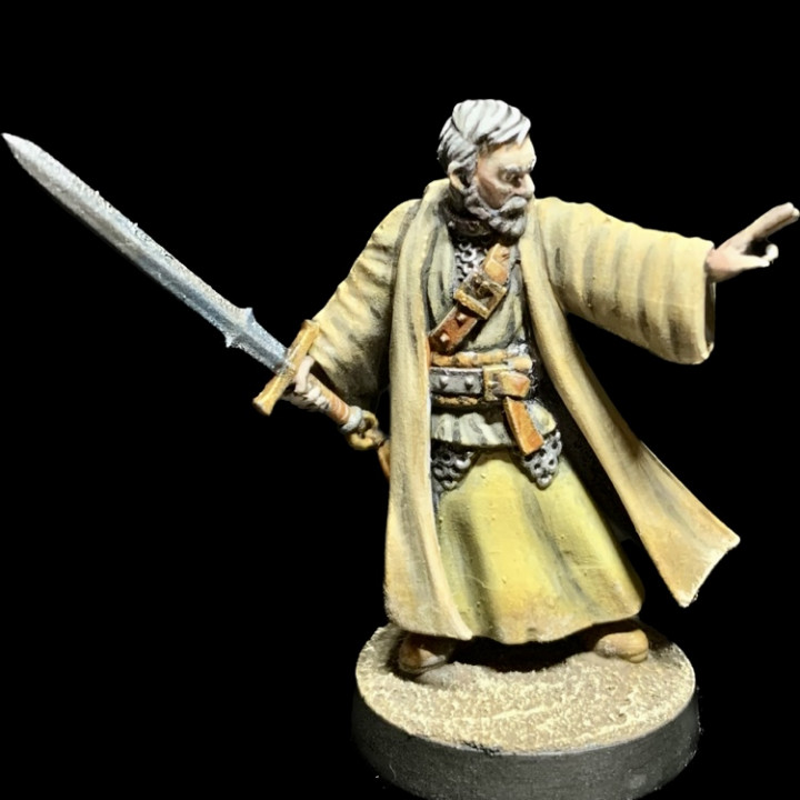 3D Print of Sword Monk "Q-nooby" by Lanatus