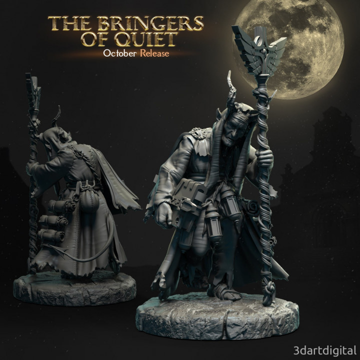 3D Printable The Bringers of Quiet: October Release by 3dartdigital