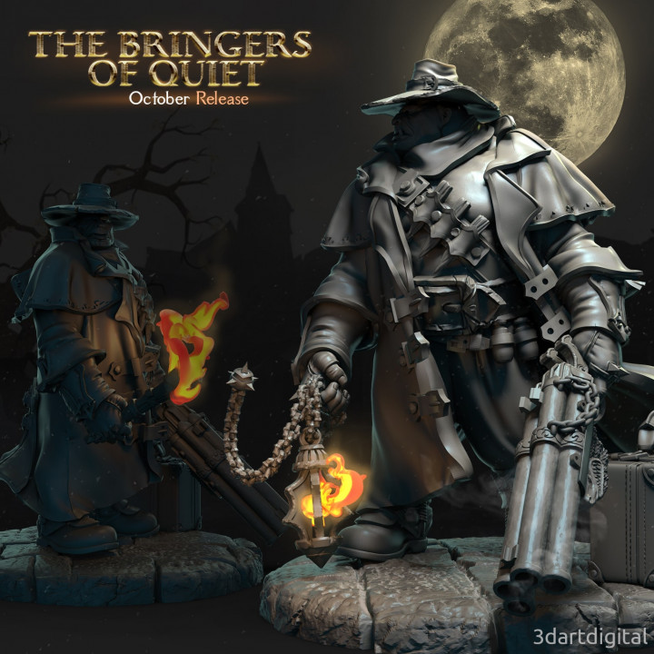 3D Printable The Bringers of Quiet: October Release by 3dartdigital