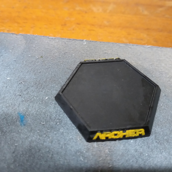 3D Printable Heavy Battlemech bases, 32mm (resin) by Impossible Emporium