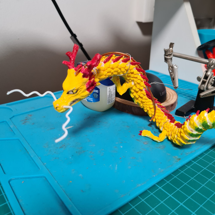 3D Print of Articulated Dragon by vick3394