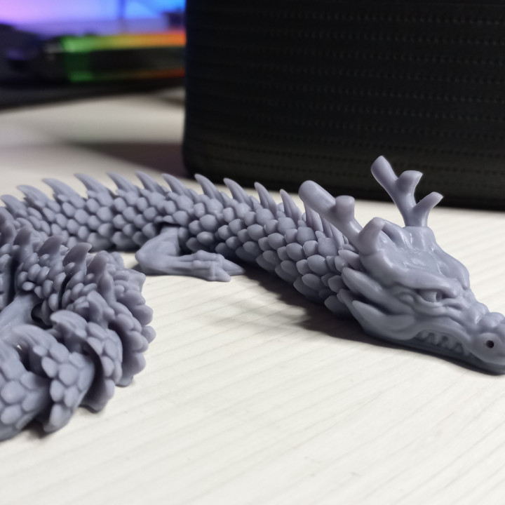3D Print of Articulated Dragon by DRW