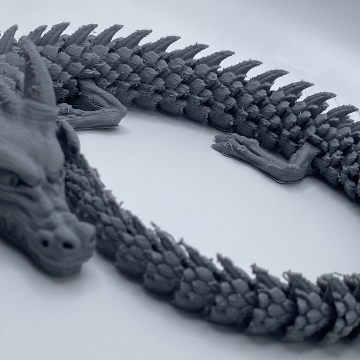 3D Print of Articulated Dragon by Slutzy