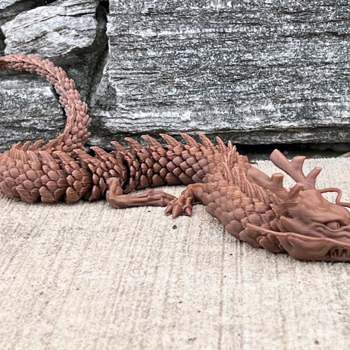 3D Print of Articulated Dragon by philippeb66