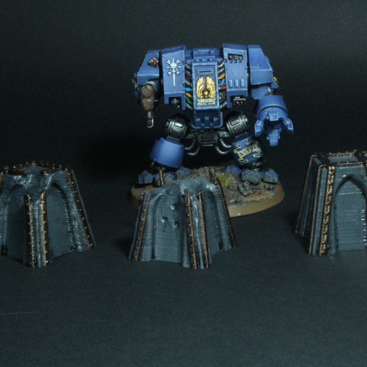 3D Printable Concrete Tank Barrier Blocks by LSR ATELIER