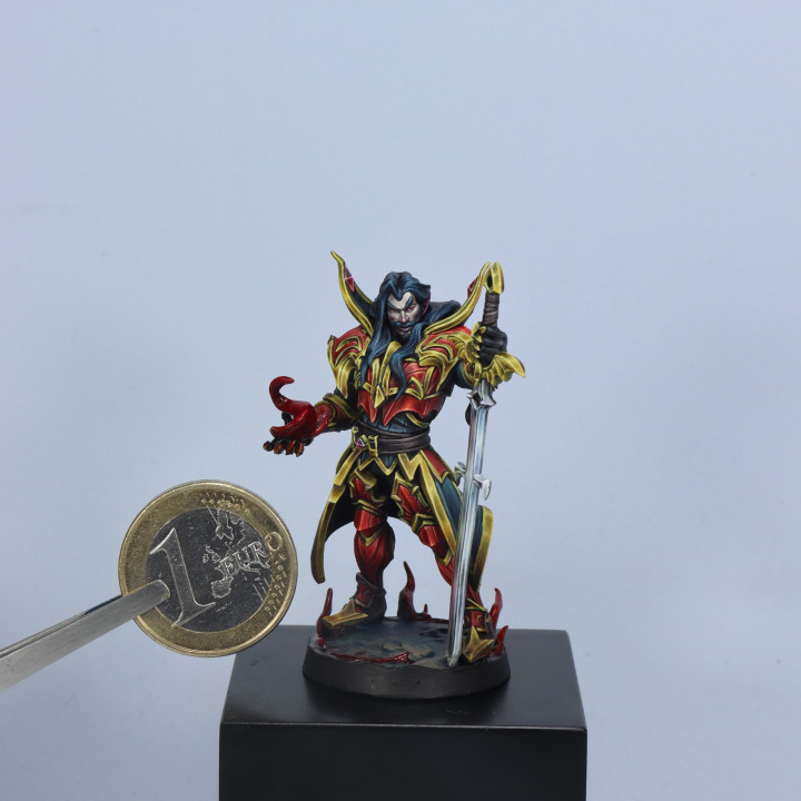 3D Printable Dorian, the Vampire Knight by Bite the Bullet