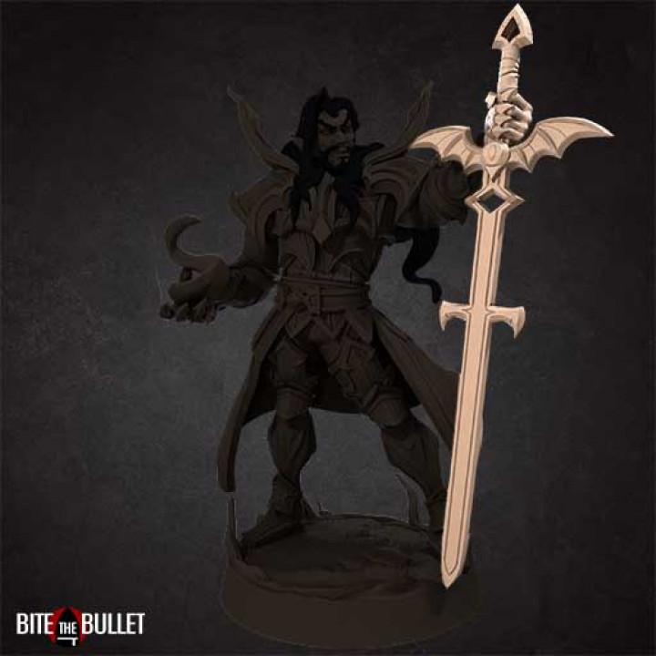 3D Printable Dorian, the Vampire Knight by Bite the Bullet