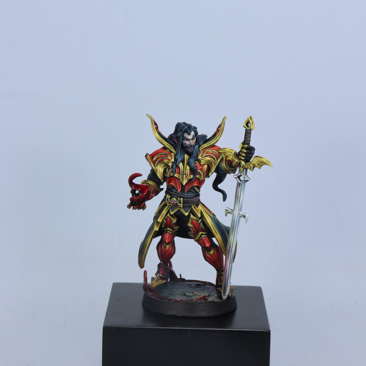 3D Printable Dorian, the Vampire Knight by Bite the Bullet