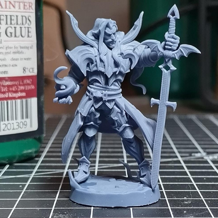 3D Printable Dorian, the Vampire Knight by Bite the Bullet