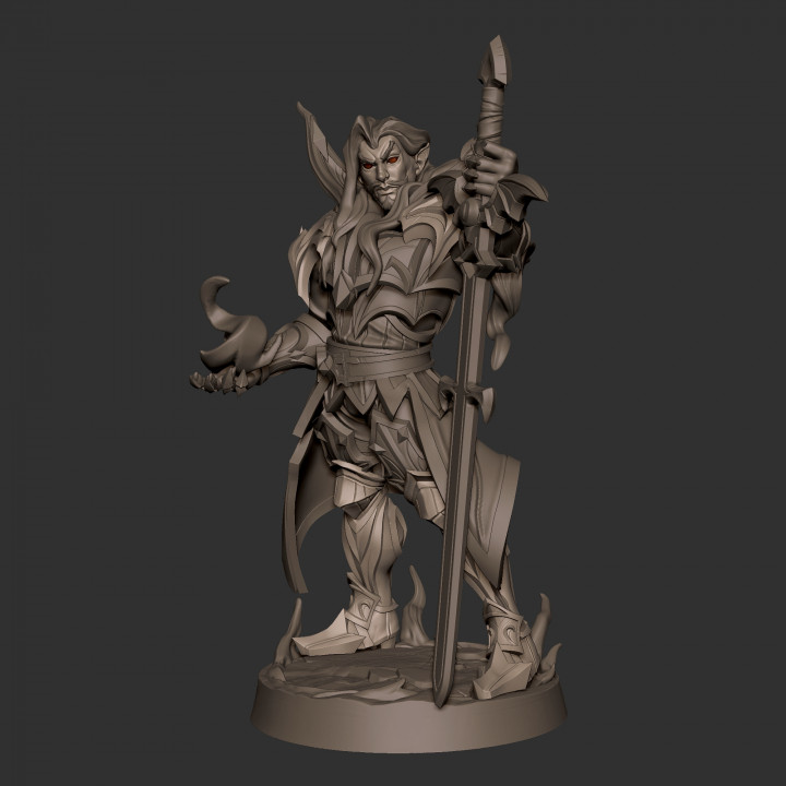 3D Printable Dorian, the Vampire Knight by Bite the Bullet