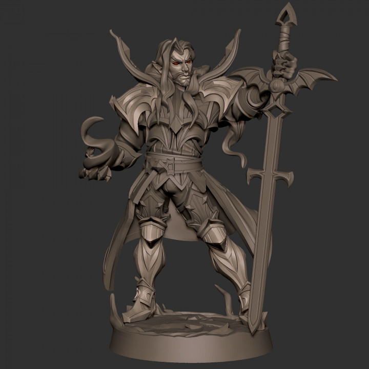 3D Printable Dorian, the Vampire Knight by Bite the Bullet