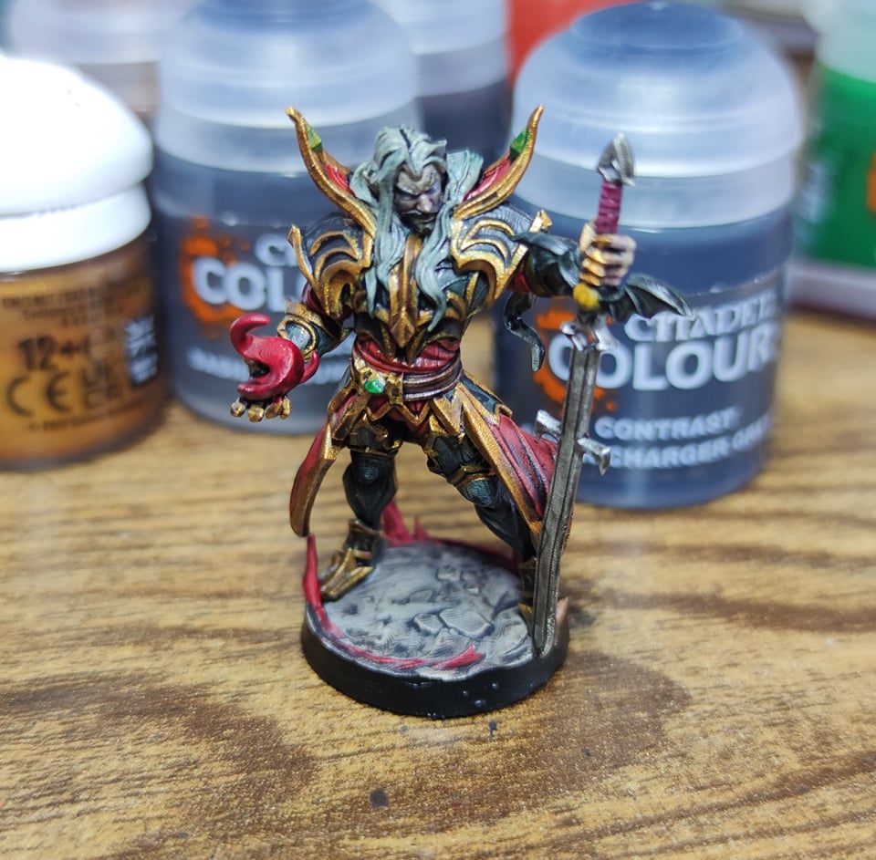 3D Printable Dorian, the Vampire Knight by Bite the Bullet