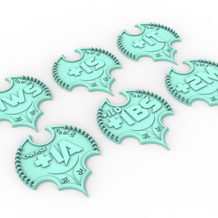 3D Printable Dark city - Wargame Token by Proxywars