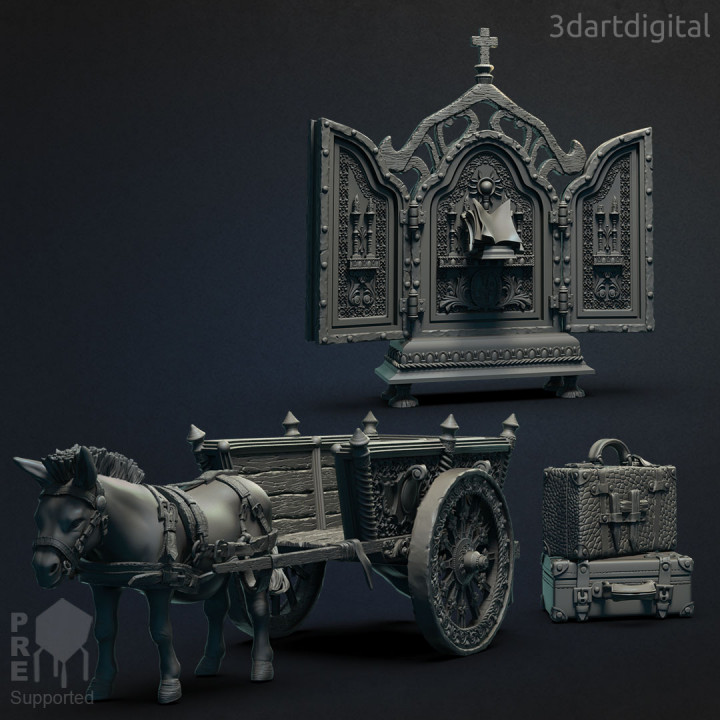 3D Printable Portable Shrine by 3dartdigital