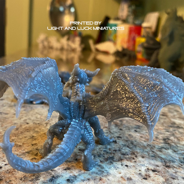 3D Printable Pseudodragon by 3DArtGuy