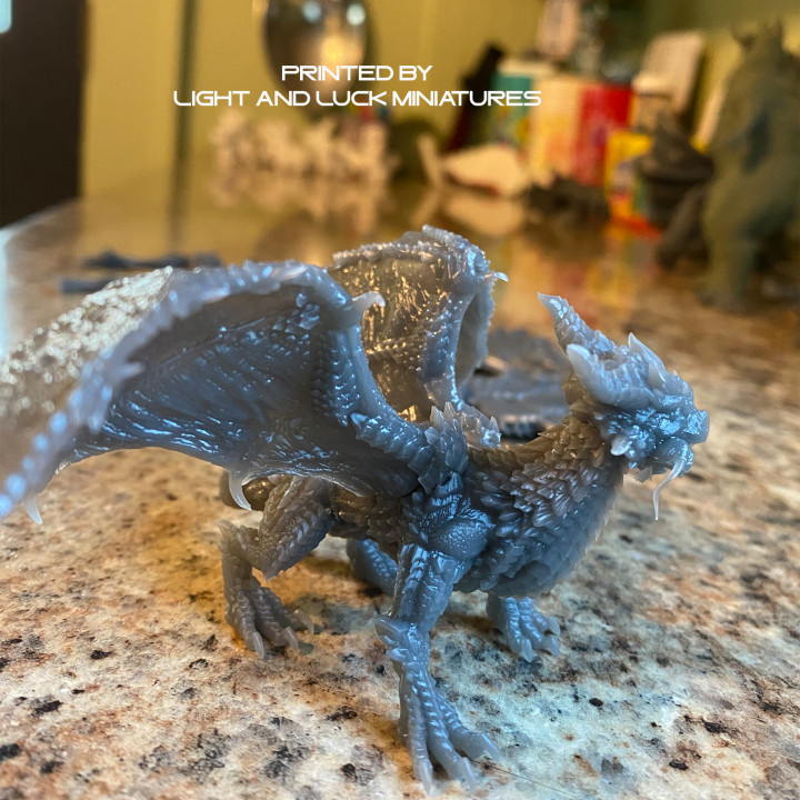 3D Printable Pseudodragon by 3DArtGuy