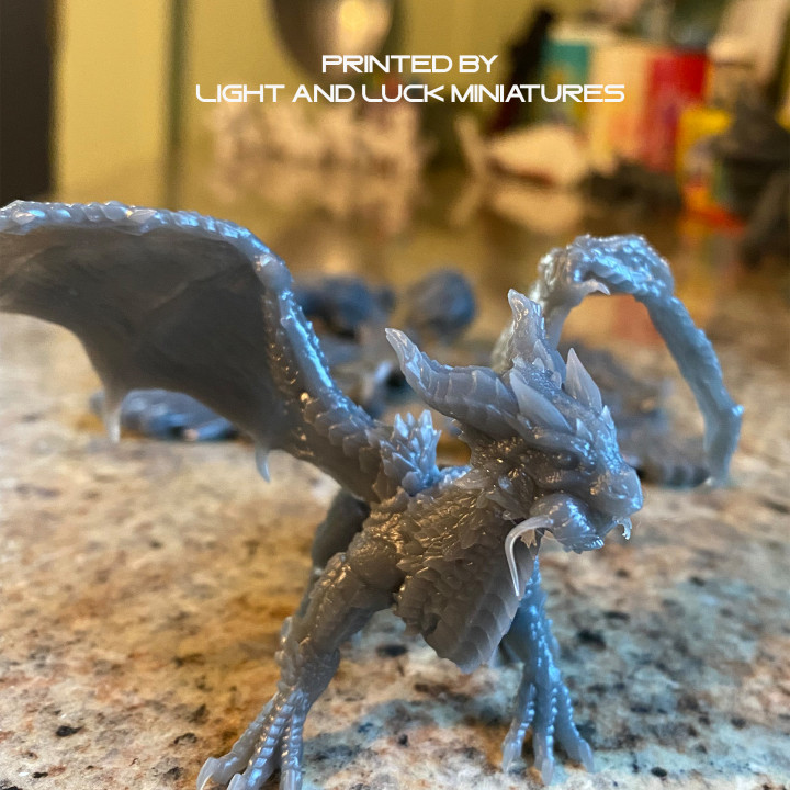 3D Printable Pseudodragon by 3DArtGuy