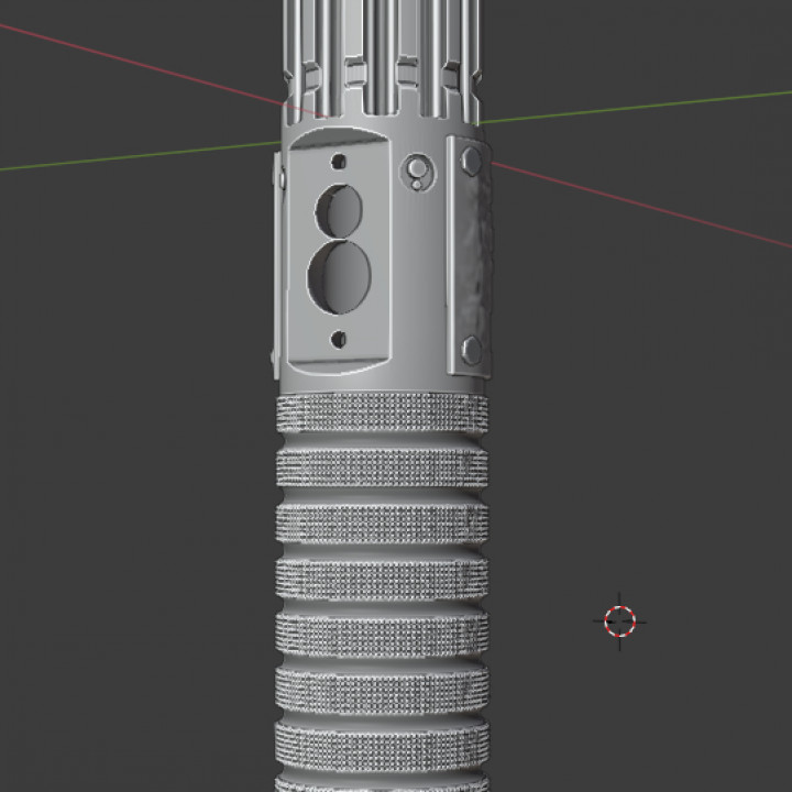 3D Printable Interceptor Saber Hilt - Proffie+Neopixel Compatible (LGT ...