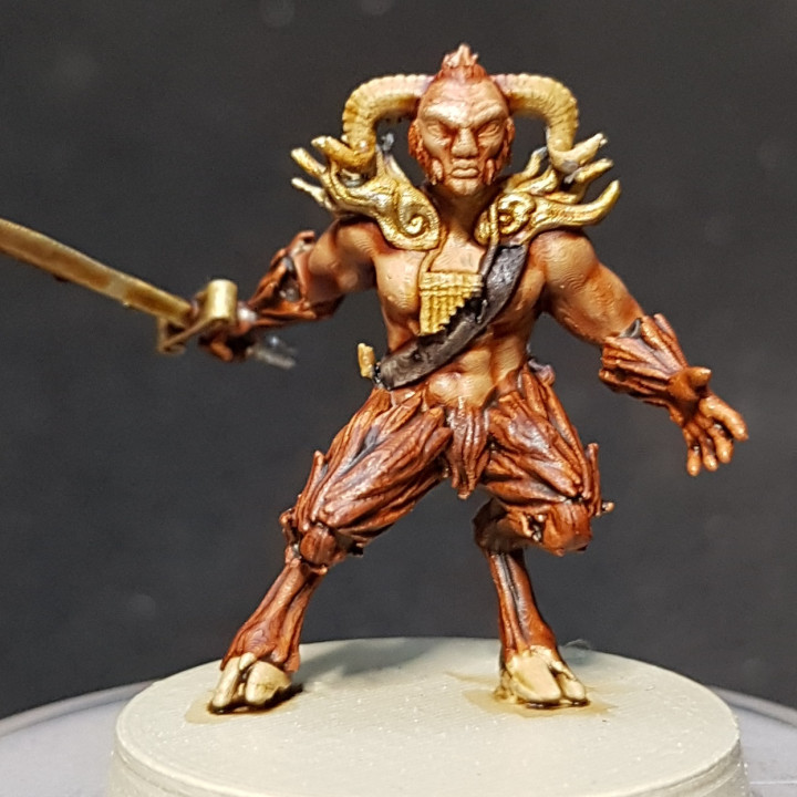 3D Print of Fauns - Modular Fauns - Presupported by tinnut