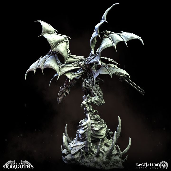 3D Printable Skragoth Demon Prince | Hellspawn | Demons by Bestiarum ...