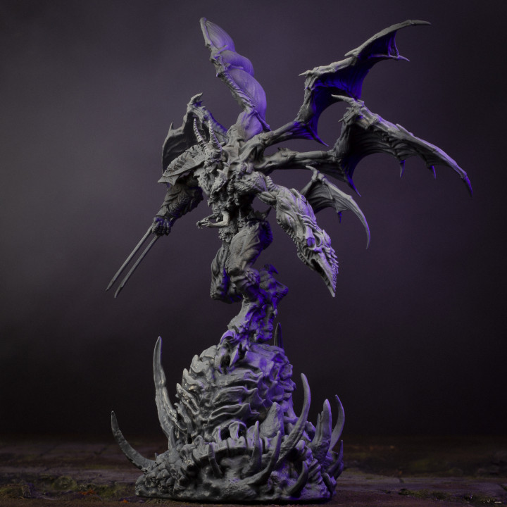 3D Printable Skragoth Demon Prince | Hellspawn | Demons by Bestiarum ...