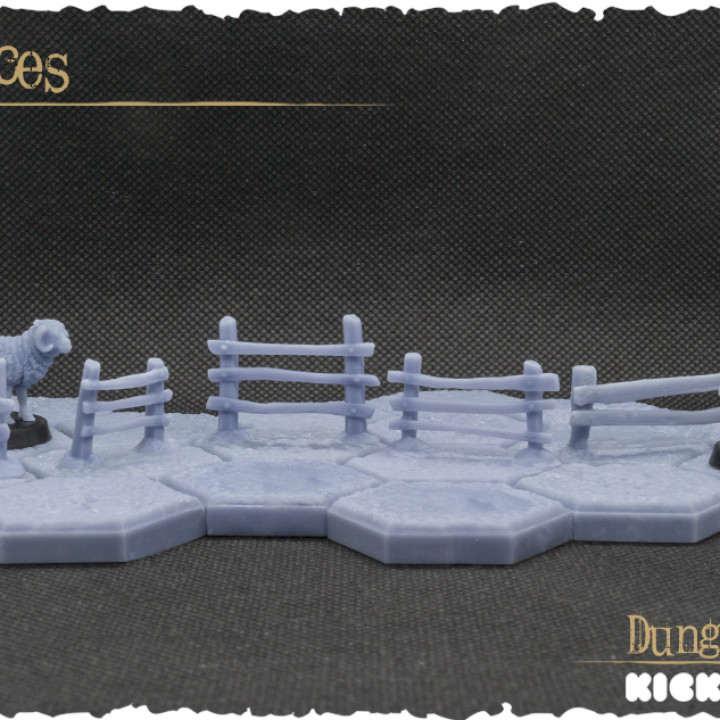 3D Printable Fences by z.axis.factory